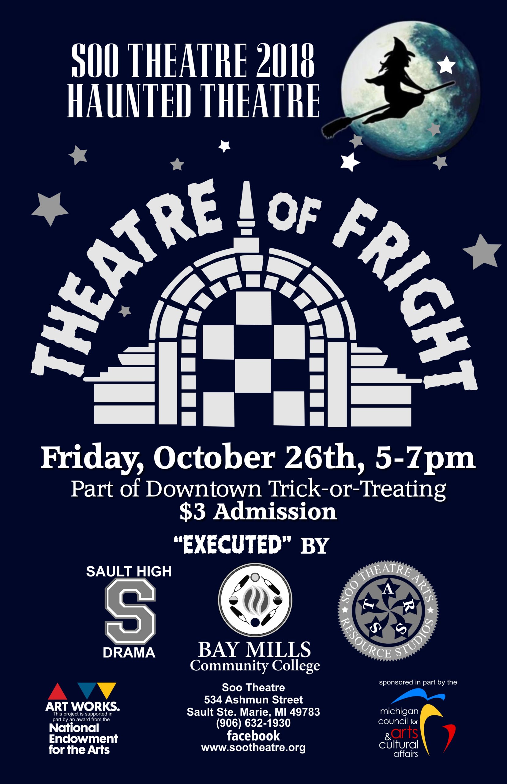 Haunted Theatre: Theatre of Fright - The Soo Theatre Project, Inc.