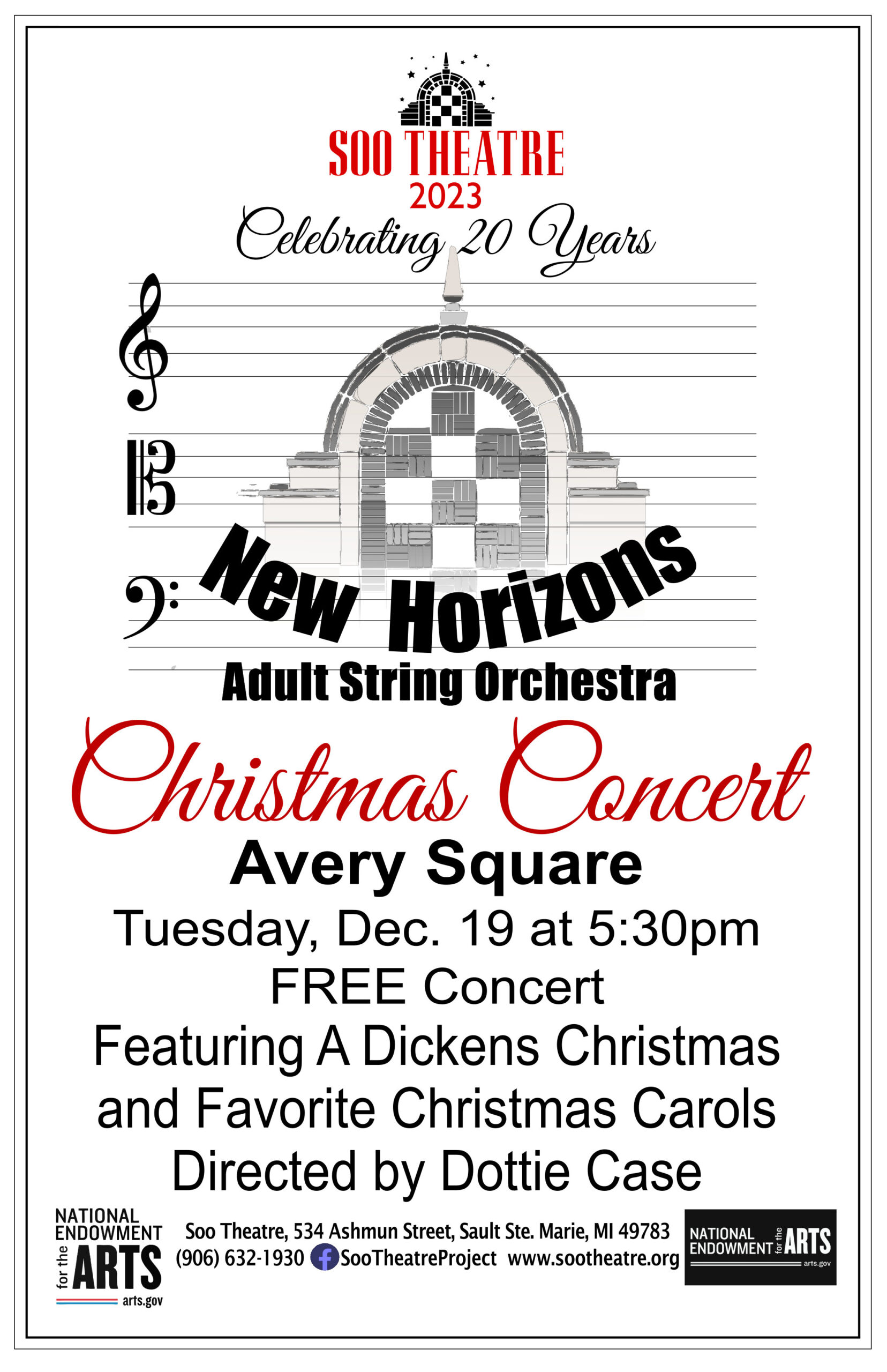 2023 - Christmas Concert - New Horizons ASO - The Soo Theatre Project, Inc.
